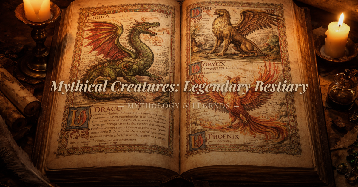 Mythical Creatures: Legendary Bestiary - Hard Quiz | QuizFury